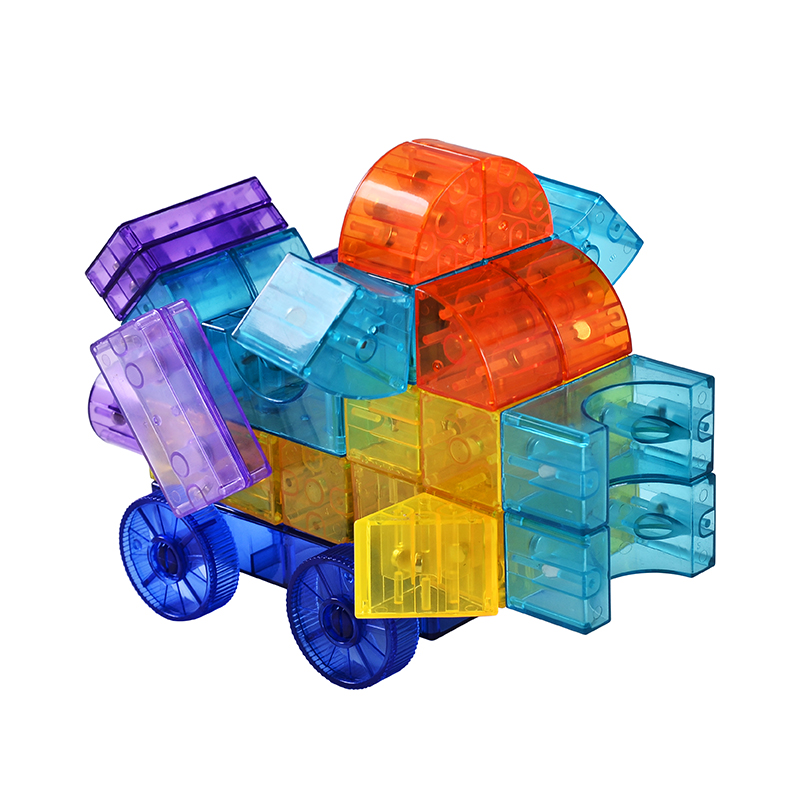 51Pcs Educational Free Play Magnetic Cubes for Kids