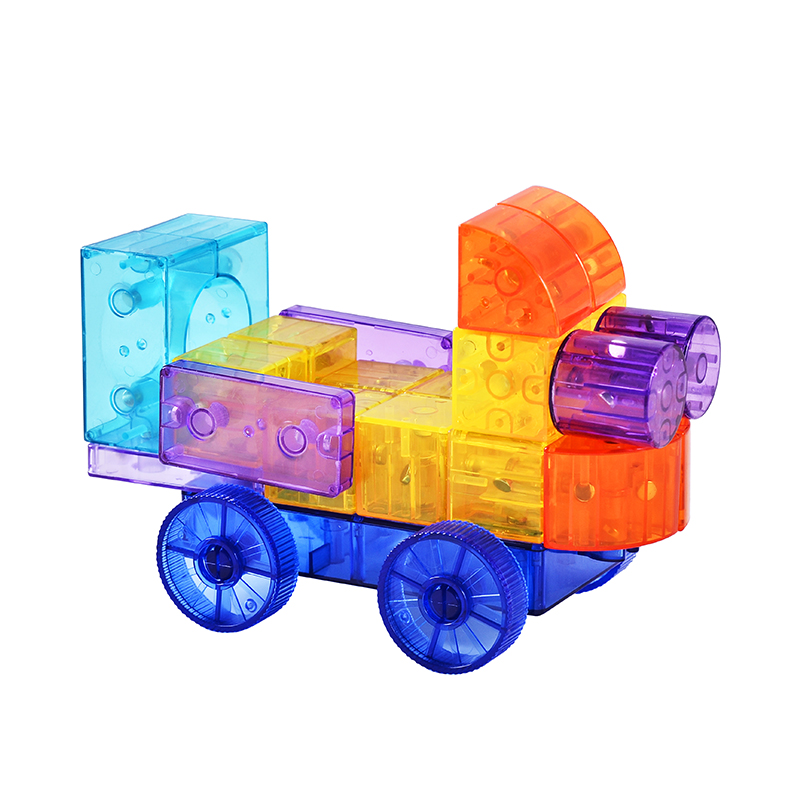 51Pcs Educational Free Play Magnetic Cubes for Kids